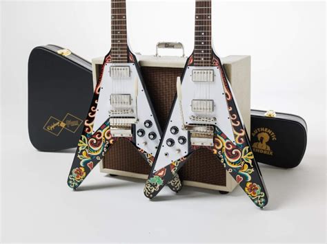 Epiphone Jimi Hendrix "Love Drops" Flying V Electric Guitar