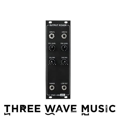 Erica Synths Edu Diy Output Kit Three Wave Music Reverb