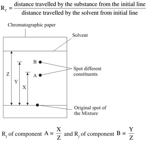 Separation Of Coloured Components By Paper Chromatography Study Page