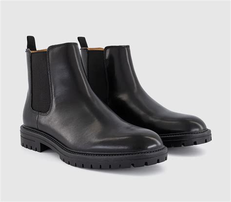 Office Bennington Chunky Chelsea Boots Black Mens Boots