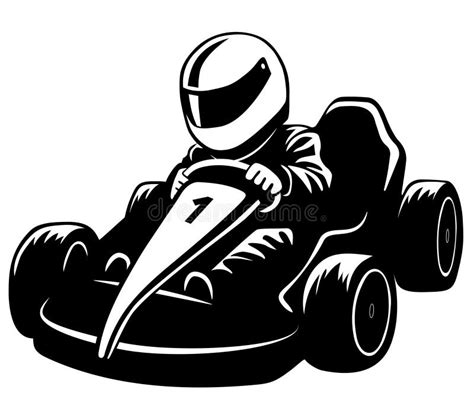 Kart Racing Icon Stock Vector Illustration Of Human 308962145