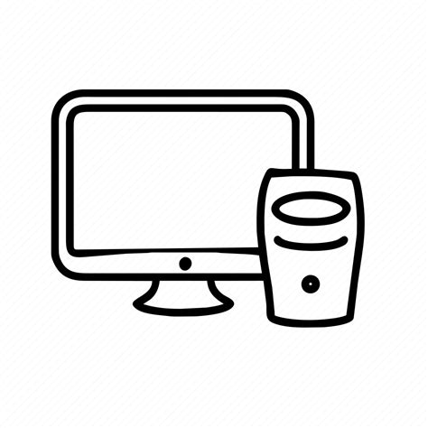 My Computer Desktop Computer Network Desktop Computer Icon Download On Iconfinder