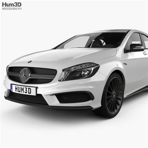 Mercedes Benz A Class Amg 2016 3d Model Download Hatchback On