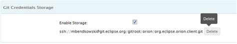 orion documentation user guide reference git credentials storage