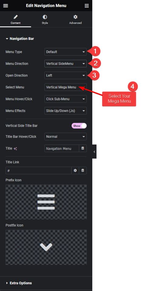 How To Create A Side Mega Menu In Elementor The Plus Addons For Elementor