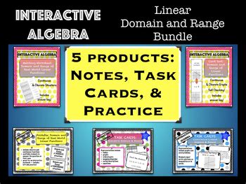 Linear Domain And Range Bundle By Interactive Algebra TPT
