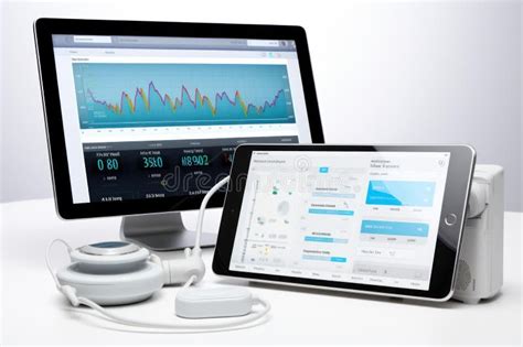 Innovative Patient Connected Monitoring Bed Generate Ai Stock Image Image Of Clinic Doctor