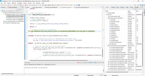 Usb Cdc Acm In Standalone Mode Using Stm32h563zi B Stmicroelectronics Community
