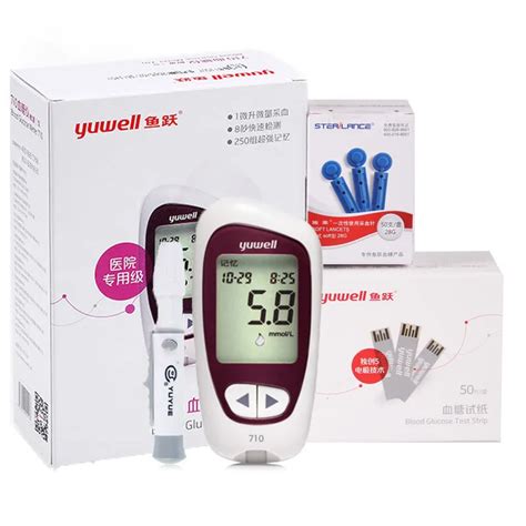 Глюкометр yuwell 710, измеритель уровня глюкозы в крови, измеритель ...