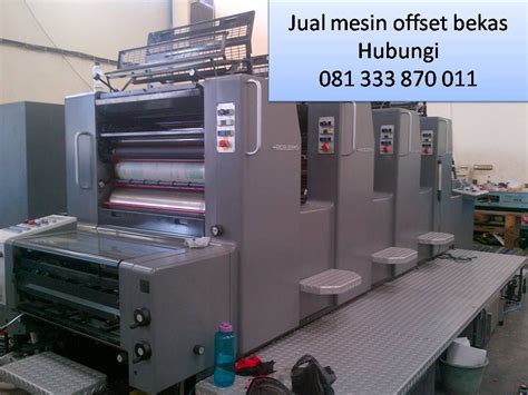 Kelemahan Mesin Offset Mesin Cetak Offset Toko Mesin Cetak Kardus