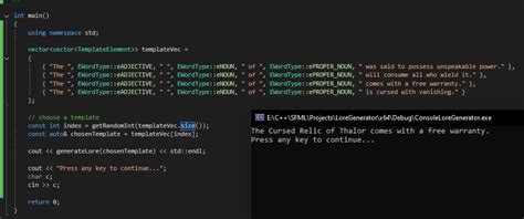 lptcp programming journey [dev diary] the tool jam 5 creating a random lore generator fun