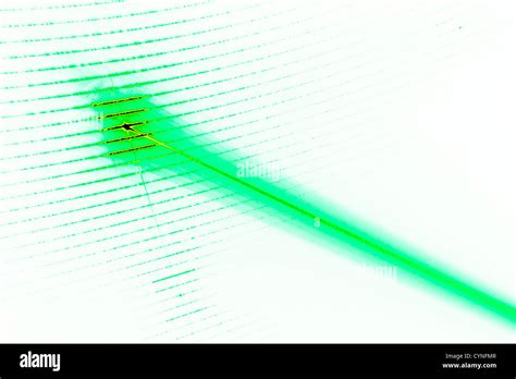 Diffraction Laser Beam After Passing Through A Diffractive Pattern