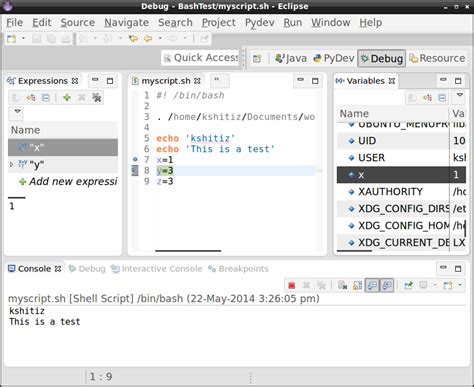 Linux Is There A GUI Debugger For Shell Scripts Stack Overflow