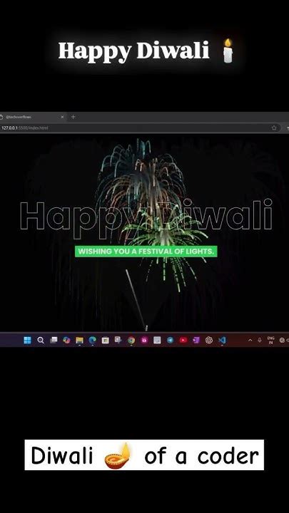 Diwali 🪔 Of A Coder Happydiwalishorts Youtube