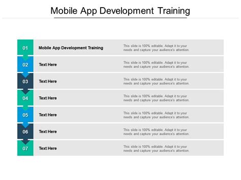 Mobile App Development Training Ppt Powerpoint Presentation Infographic Template Demonstration