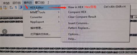 10、notepad 安装十六进制插件hex editer notepad16进制编辑 csdn博客