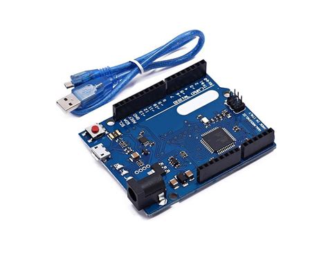 Placa Leonardo R3 Rev3 Atmega32u4 Com Cabo Usb Robobuilders Produtos