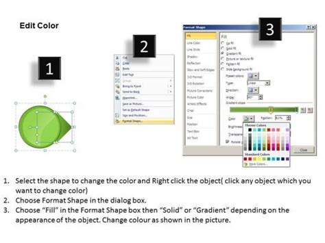 Ppt Sequential Circular D Arrows PowerPoint Straight Line Stages Green Templates