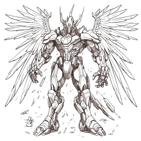 Premium Vector Sketch Of The Phoenix