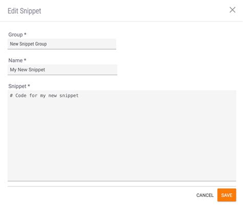 Snippets Tab Threatconnect