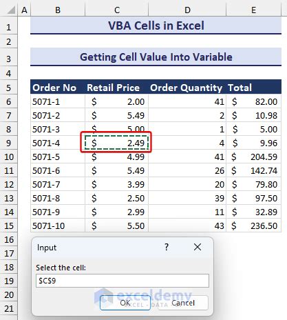 VBA Cells In Excel Select Get Count Format Copy Paste Etc ExcelDemy