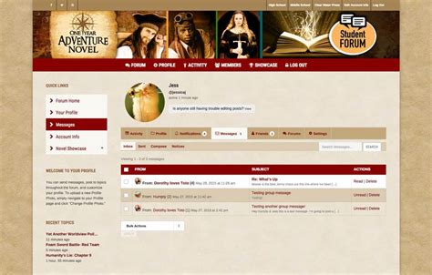 buddypress website forum development and design jessica j johnston