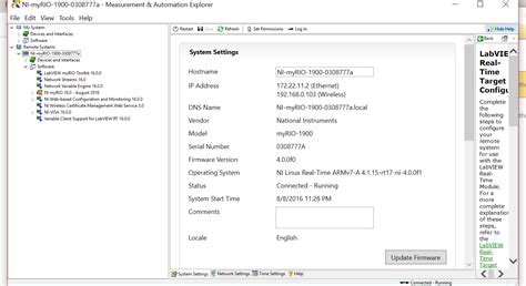 Running Vi On Myrio Using Labview 2016 Ni Community