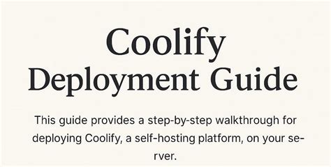 how to set up coolify v4 as a self hosted paas with docker and traefik