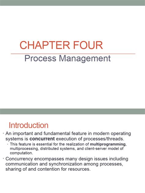 Chapter 4 Process Management Pdf Process Computing Computer Engineering