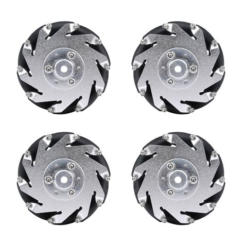Yfrobot Metal Mecanum Wheels 75mm In Size Come In A Set Of Four With Yfrobot