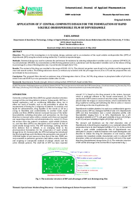 Pdf Thematic Special Issue Modern Drug Discovery Current Challenges