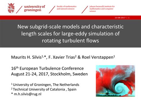 Pdf New Subgrid Scale Models And Characteristic Length Scales For
