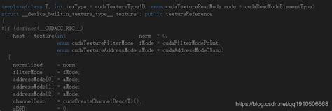 cuda 纹理内存texture使用时显示不是模板解决办法 texture 不是模板 csdn博客