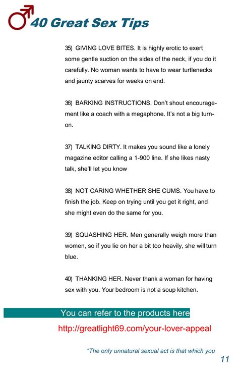 40 Great Sex Tip Pdf
