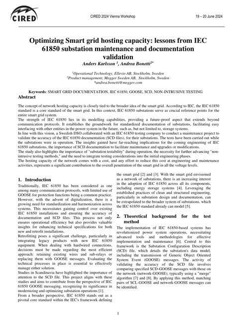 pdf optimizing smart grid hosting capacity lessons from iec 61850
