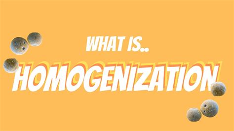 Homogenization