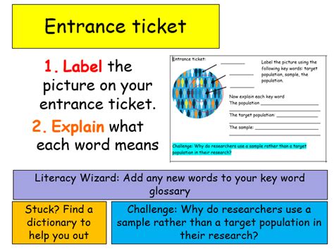 Edexcel Psychology 9 1 Gcse New Spec Unit 1 Lesson 19 Sampling Teaching Resources