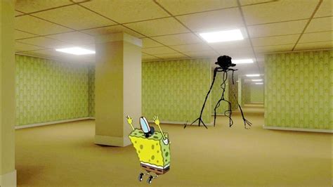 Spongebob Steps On The Backrooms Beach Youtube