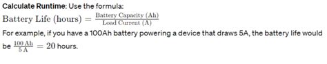 Battery Runtime Calculator How Long Can A Battery Last