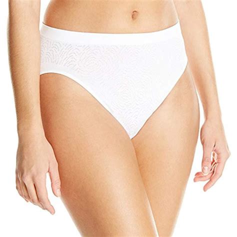 Bali Comfort Revolution Seamless High Cut Brief Panty In White Lyst