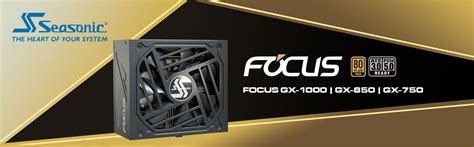 Seasonic Focus V3 Gx 1000 1000w 80 Gold Atx 3 0 And Pcie 5 0 Ready