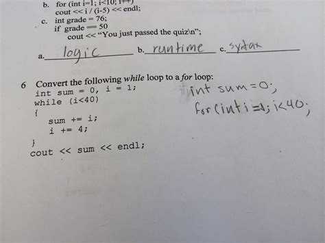 solved convert the following while loop to a for loop