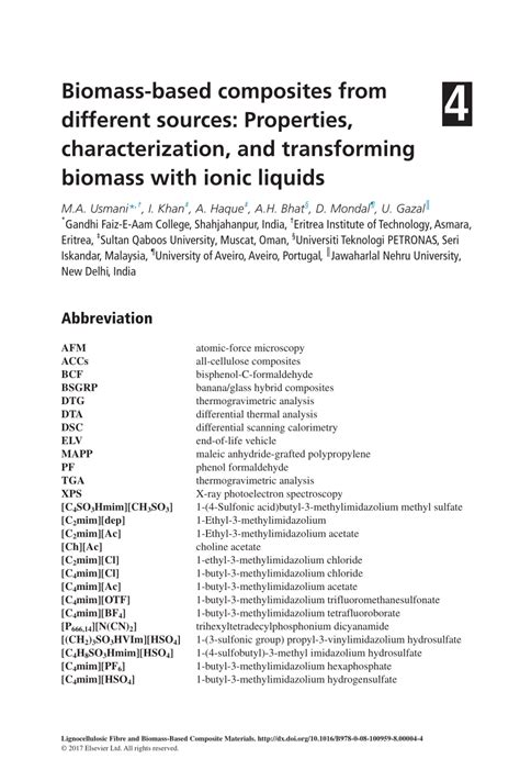 Pdf Biomass Based Composites From Different Sources Properties Characterization And