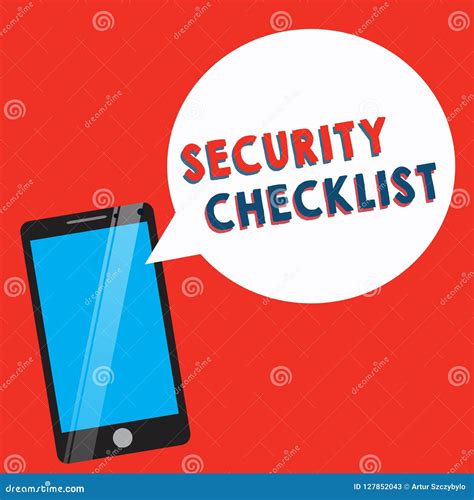 Conceptual Hand Writing Showing Security Checklist Business Photo Showcasing Protection Of Data