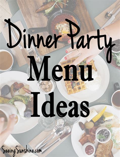 Dinner Party Menu Ideas Artofit
