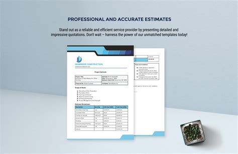 Project Estimate Template In Word Download Template Net