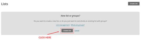 How To Create A MailChimp List Pepperit Step By Step Guide