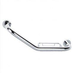 Right Hand Angled Grab Bar With Soap Dish Shower Accessories Grab