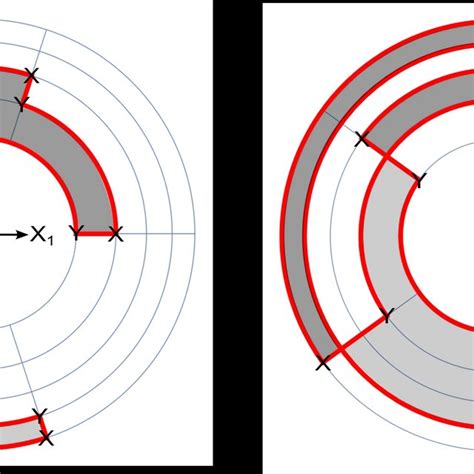 a 7 × 7 radial lagrangian grid with the associated grid diagram from
