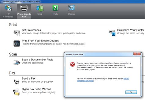 Can Print But Cannot Scan To Printer Hp Support Community 6057365